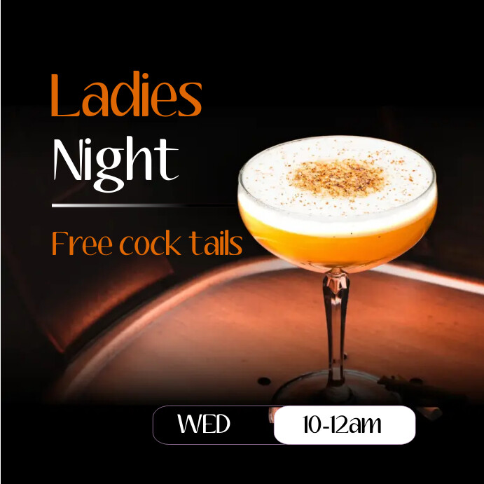Ladies Night Party Ad Template | PosterMyWall