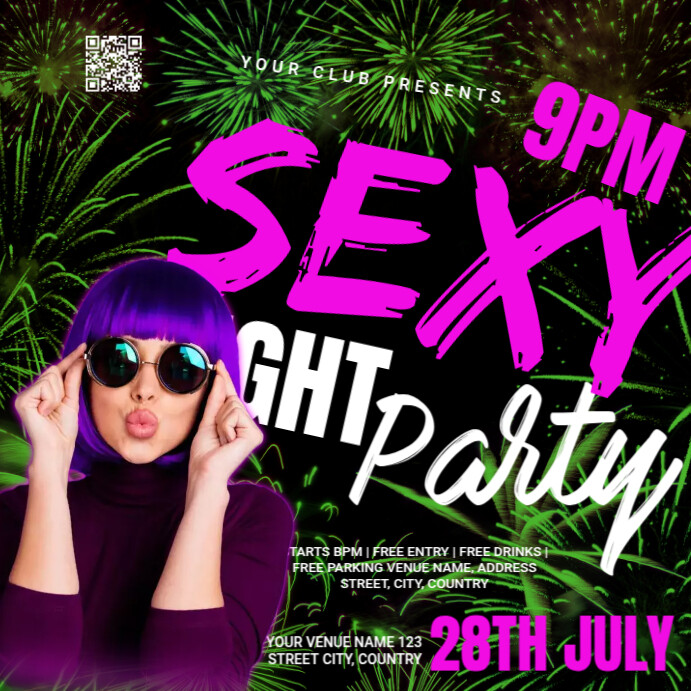 ladies night party ad design Template | PosterMyWall