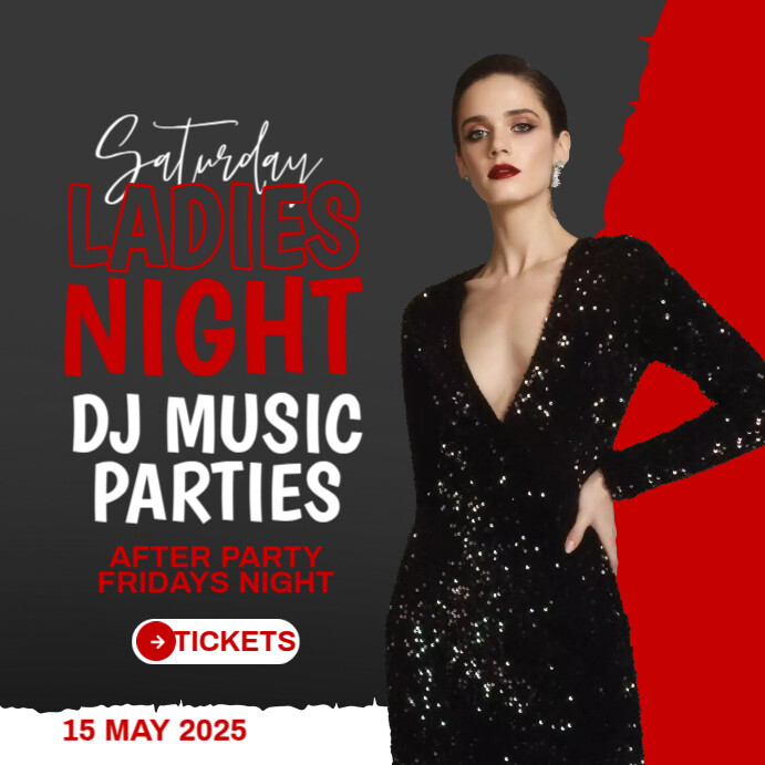 Ladies Night Party Ads Template | PosterMyWall