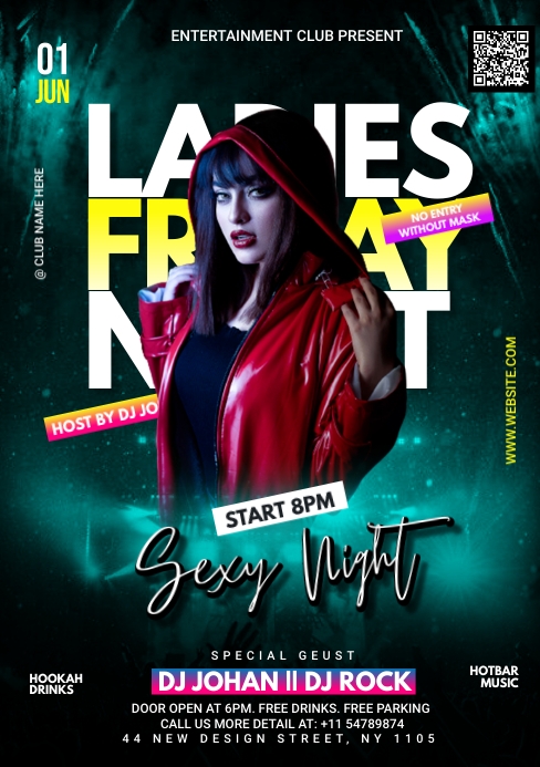 ladies night party Template | PosterMyWall