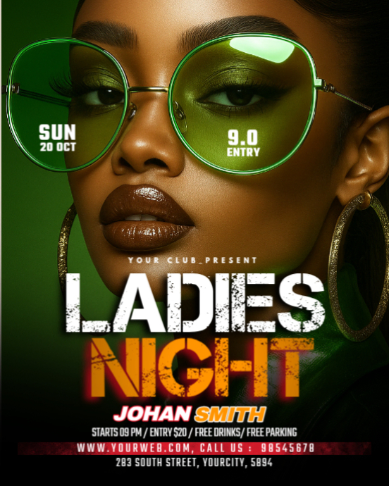 ladies night party Template | PosterMyWall