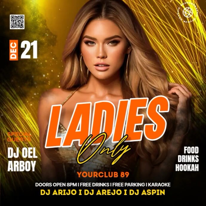 Ladies Night Party Template | PosterMyWall