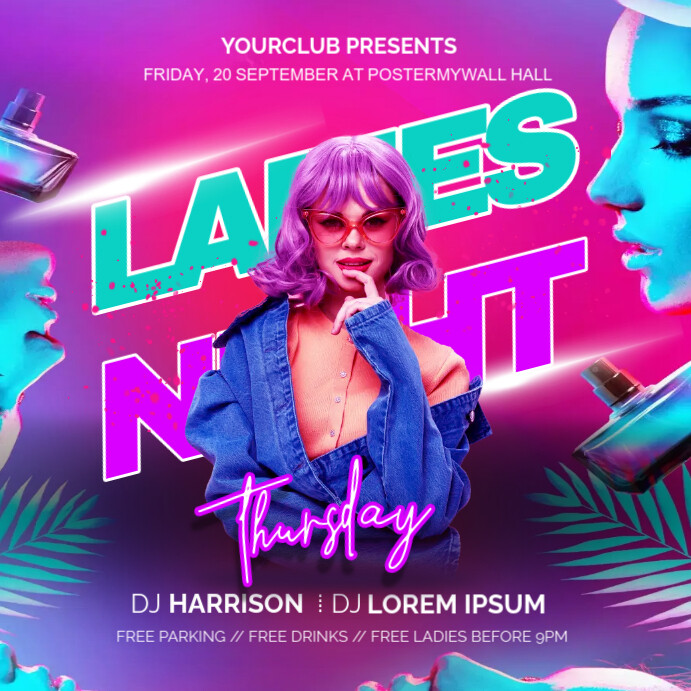 Ladies Night Party Template | PosterMyWall