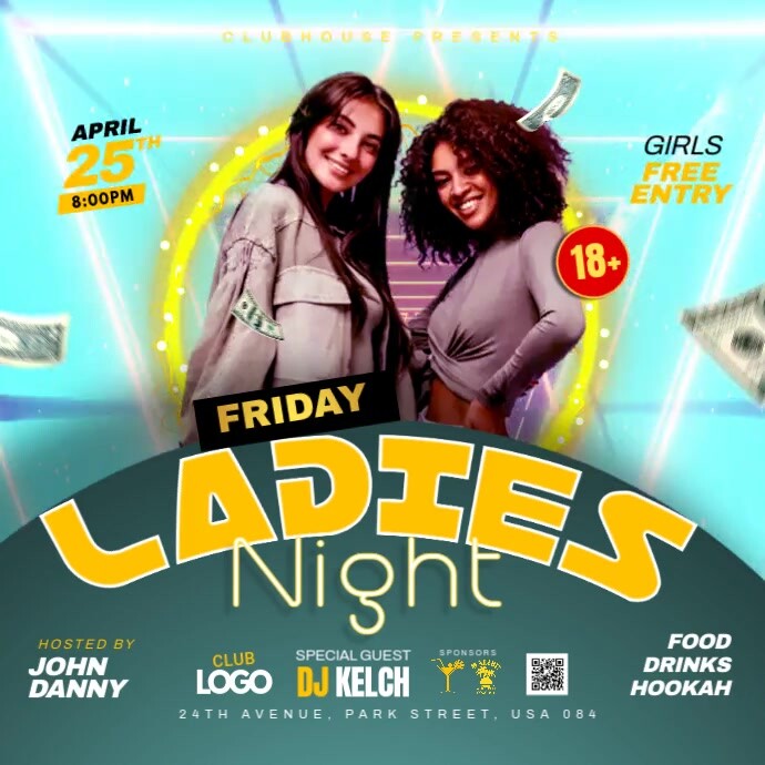 Ladies night party Template | PosterMyWall