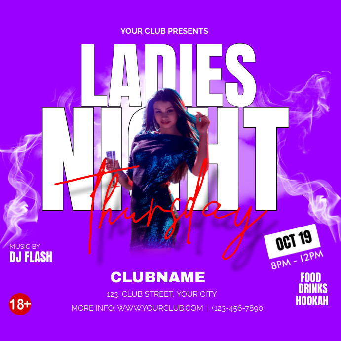 Ladies Night Party Template | PosterMyWall