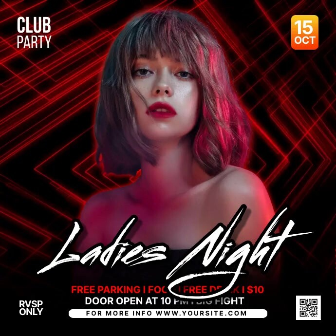 Modèle Ladies Night Party | PosterMyWall