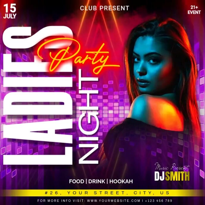 Ladies night party Template | PosterMyWall