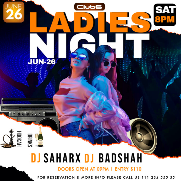 Ladies Night Party Template | PosterMyWall
