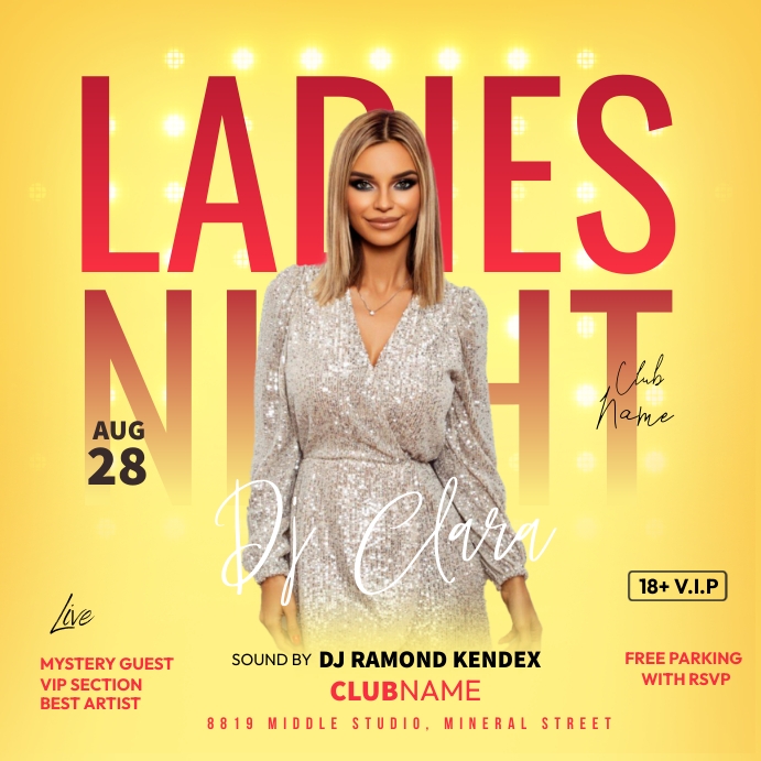 Ladies Night Party Template | PosterMyWall