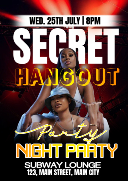 Copy of ladies night party | PosterMyWall