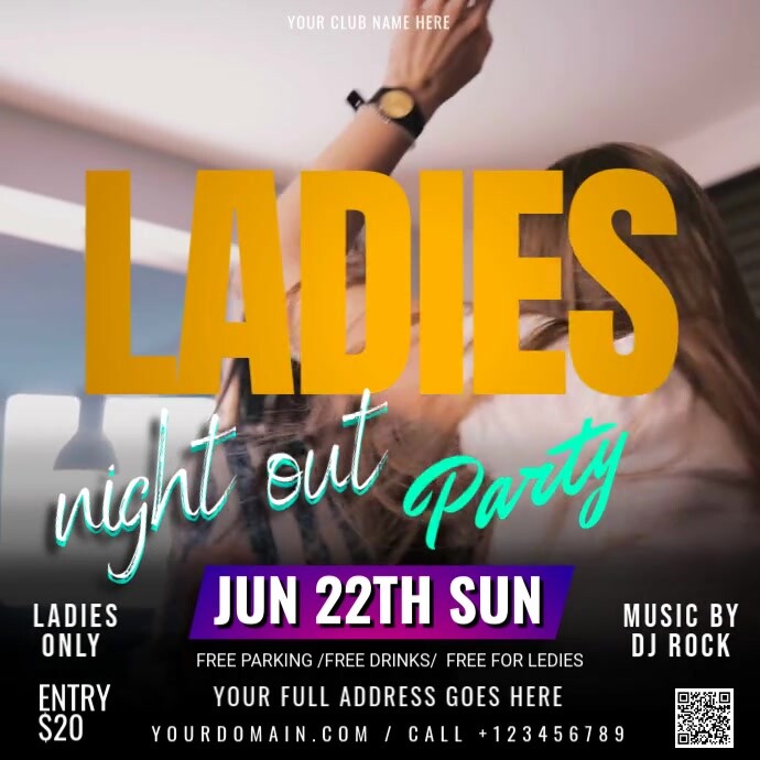 Ladies night party Template | PosterMyWall