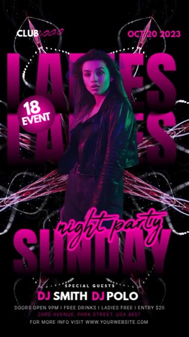 Modèle Ladies Night Party | PosterMyWall