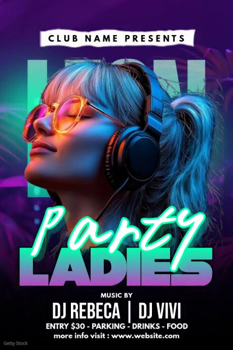 Ladies Night Party Template | PosterMyWall