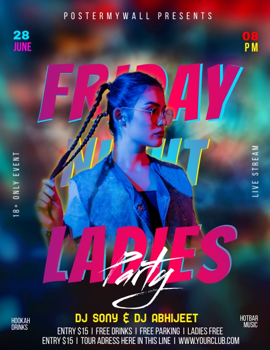 Ladies Night Party Template | PosterMyWall
