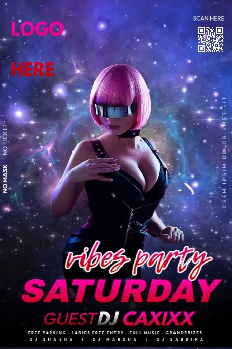 Plantilla de Ladies Night Party | PosterMyWall