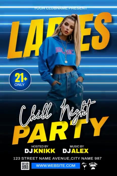 Modèle Ladies Night Party | PosterMyWall