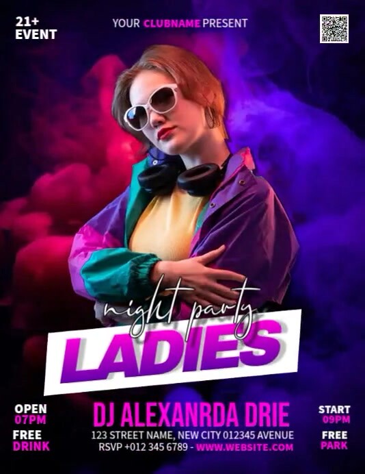Modèle Ladies Night Party | PosterMyWall