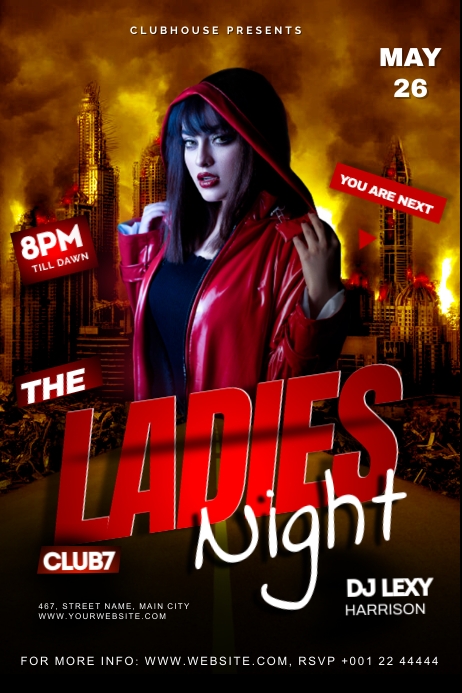 Ladies Night Party Template | PosterMyWall