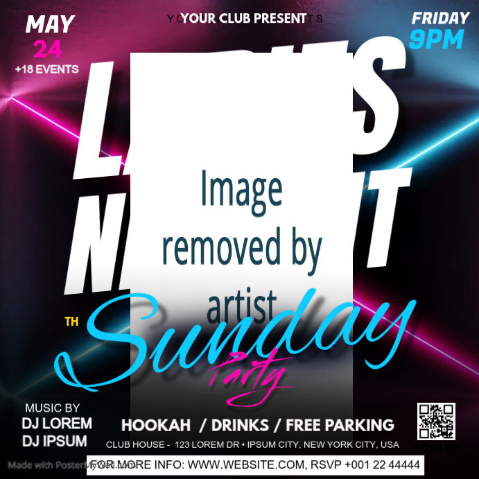 Ladies Night Party Template | PosterMyWall