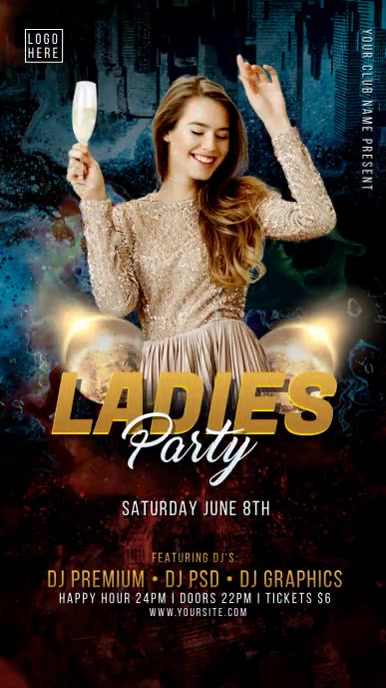 Ladies Night Party Template | PosterMyWall