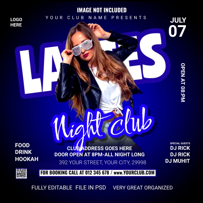 LADIES night party Template | PosterMyWall