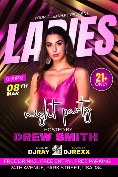 Modèle Ladies Night Party | PosterMyWall