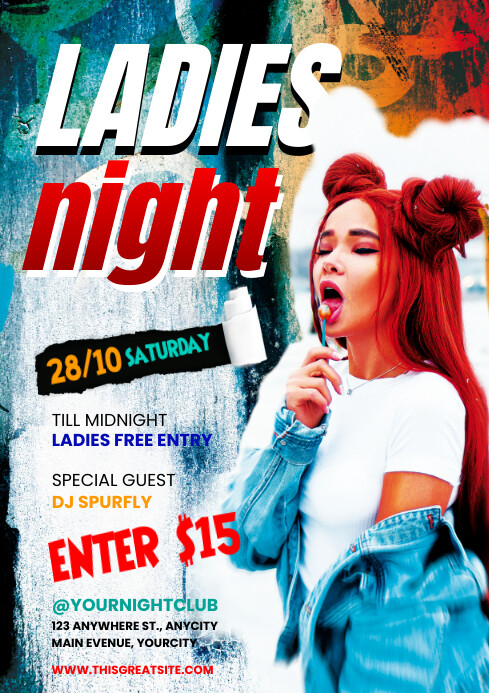 Ladies Night Party Template | PosterMyWall