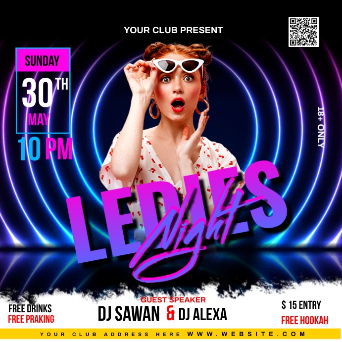 Ladies Night Party Template | PosterMyWall