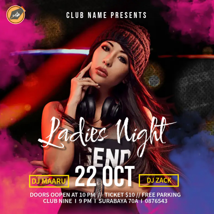 Ladies Night Party Templat | PosterMyWall