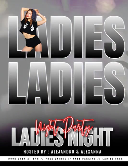 Ladies Night Party Event Template | PosterMyWall