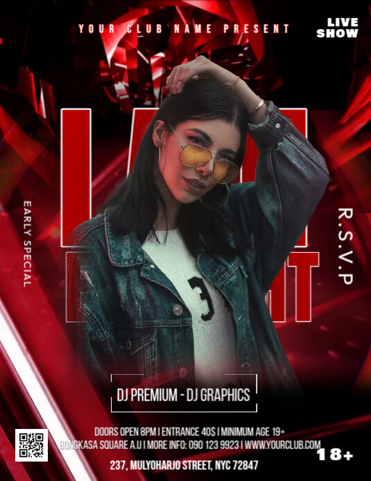 Ladies Night Party Event Template | PosterMyWall