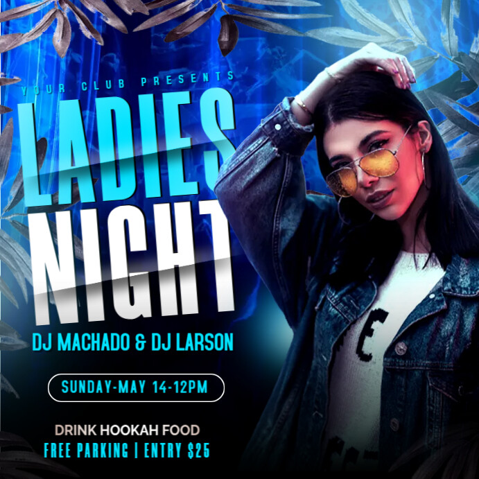 Ladies Night Party Event Template | PosterMyWall