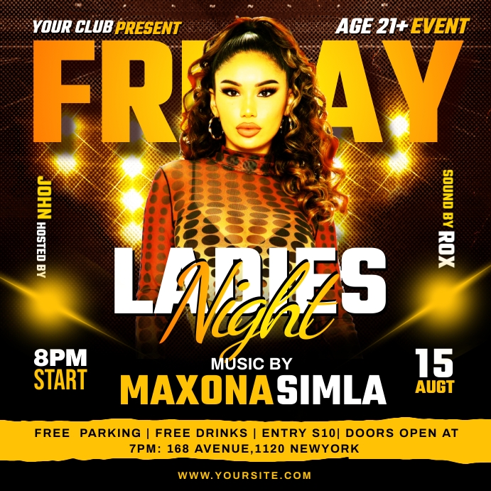 ladies Night Party Flyer Template | PosterMyWall