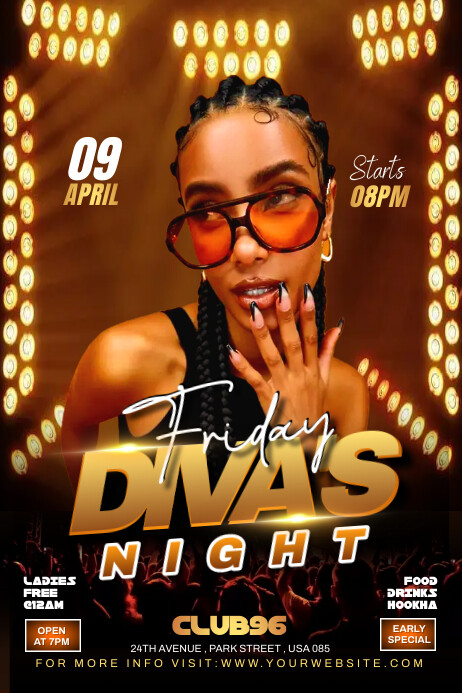 Ladies Night Party flyer Template | PosterMyWall
