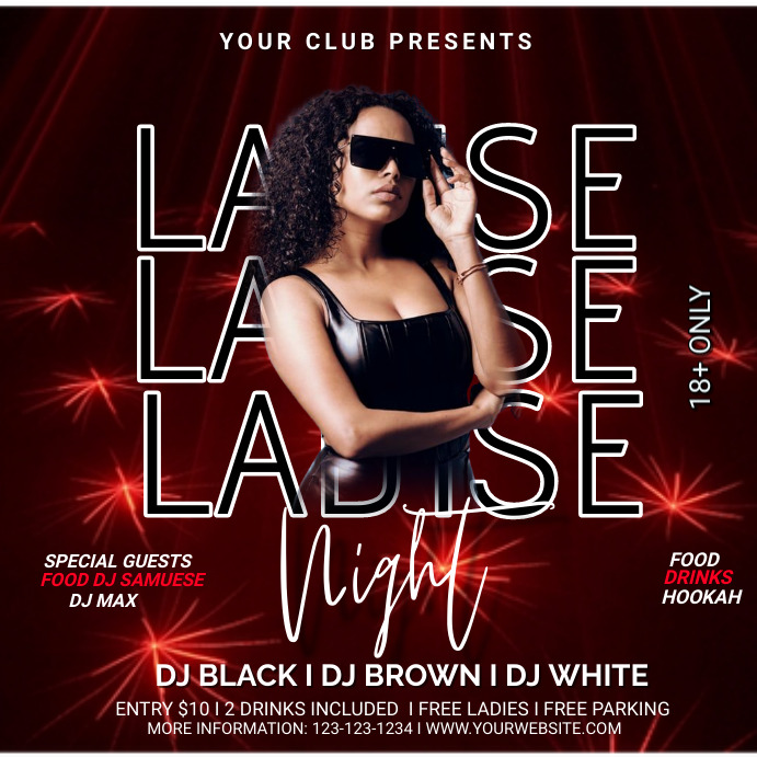 Ladies Night party flyer Template | PosterMyWall