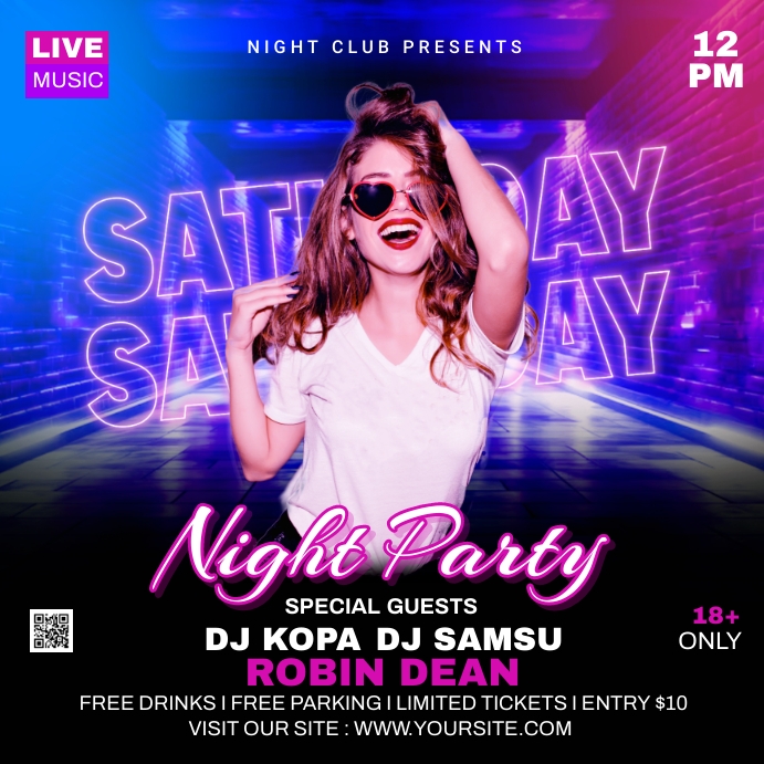 Modèle Ladies Night Party Flyer | PosterMyWall