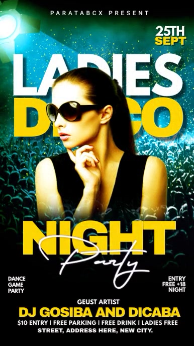 Ladies Night party flyer Template | PosterMyWall