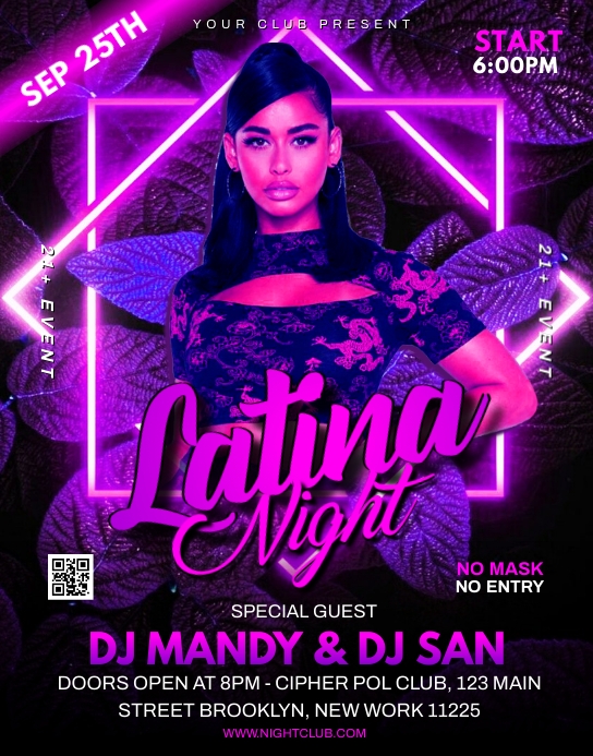 Ladies Night Party Flyer Template | PosterMyWall