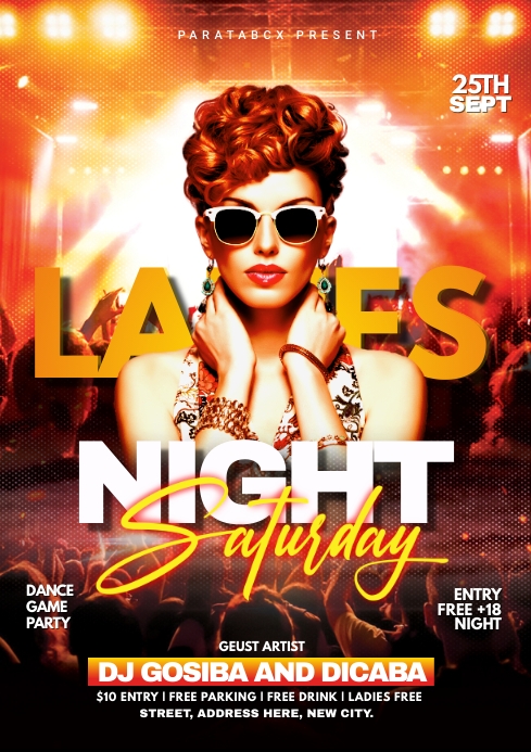Ladies Night party flyer Template | PosterMyWall