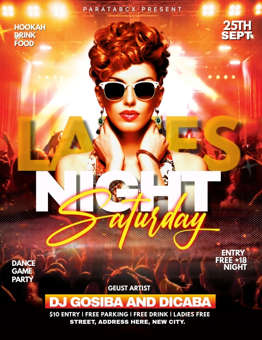 Ladies Night party flyer Template | PosterMyWall