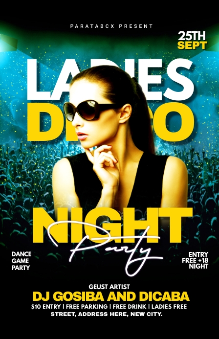 Ladies Night party flyer Template | PosterMyWall