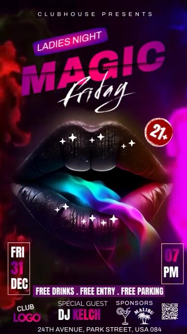LADIES NIGHT PARTY FLYER TEMPLATE | PosterMyWall
