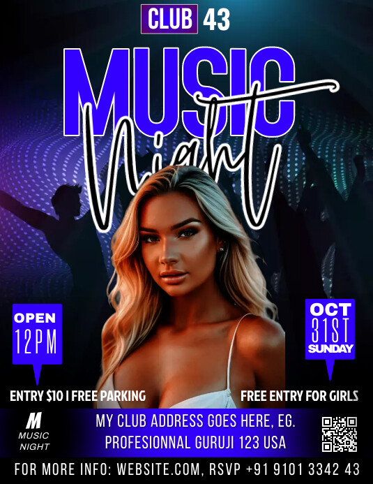 Copy of ladies night party graphics | PosterMyWall