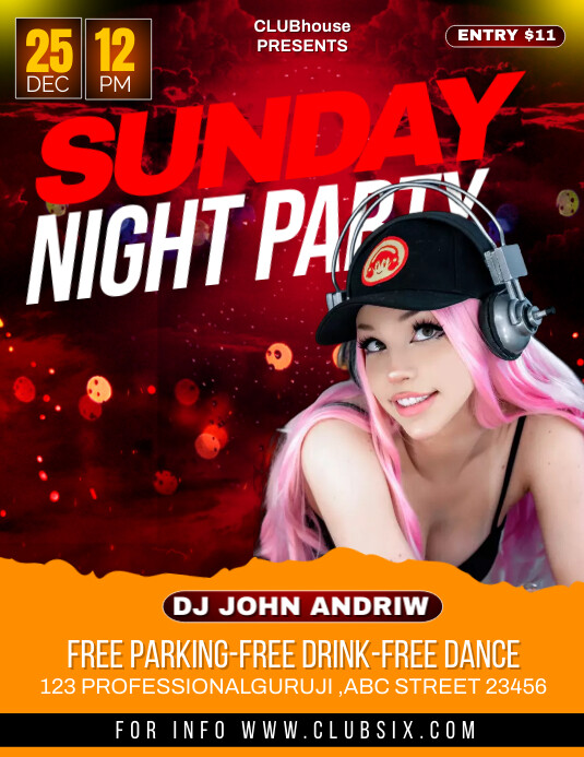 ladies night party graphics Template | PosterMyWall