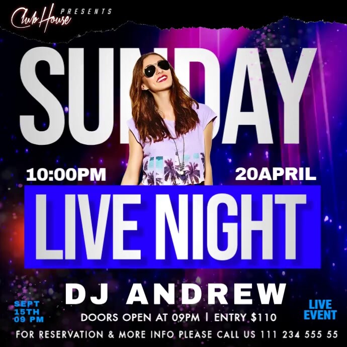 ladies night party graphics Template | PosterMyWall