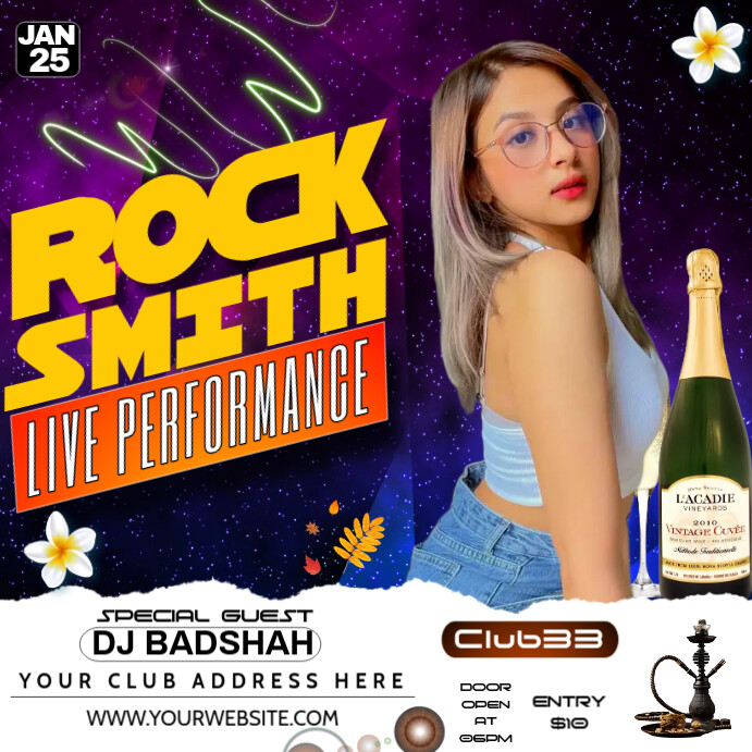 Modèle ladies night party graphics | PosterMyWall