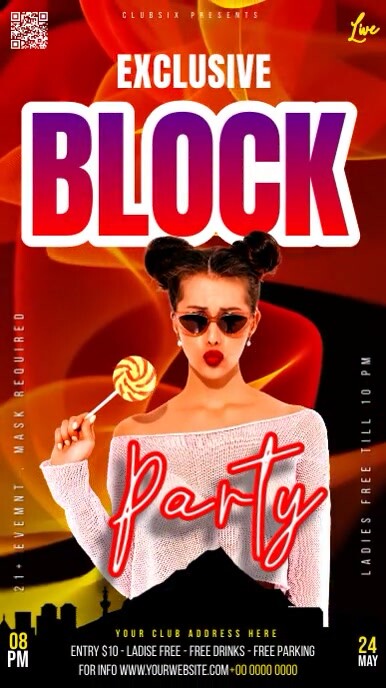 ladies night party graphics Template | PosterMyWall