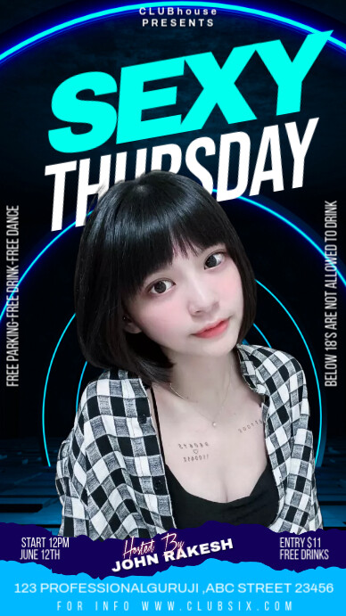 Modèle ladies night party graphics | PosterMyWall