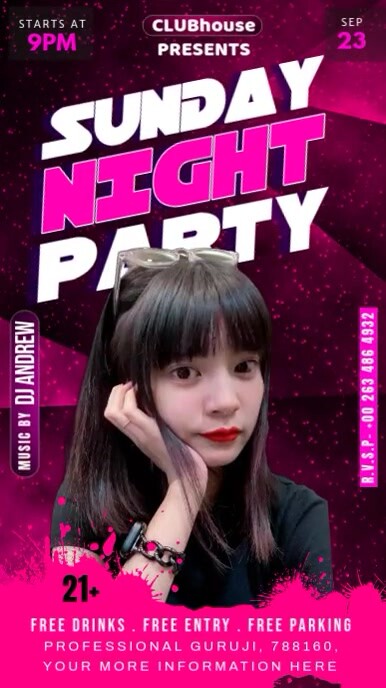 ladies night party graphics Template | PosterMyWall