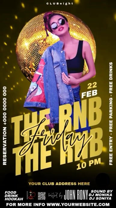 Copy of ladies night party graphics | PosterMyWall